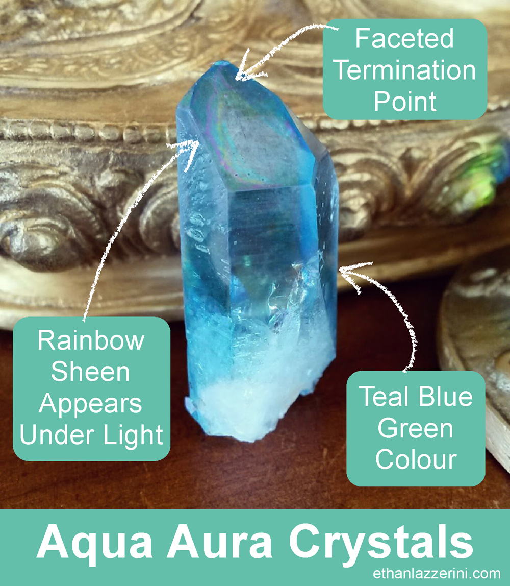 Is it an Aquamarine or an Aqua Aura Crystal? - Ethan Lazzerini