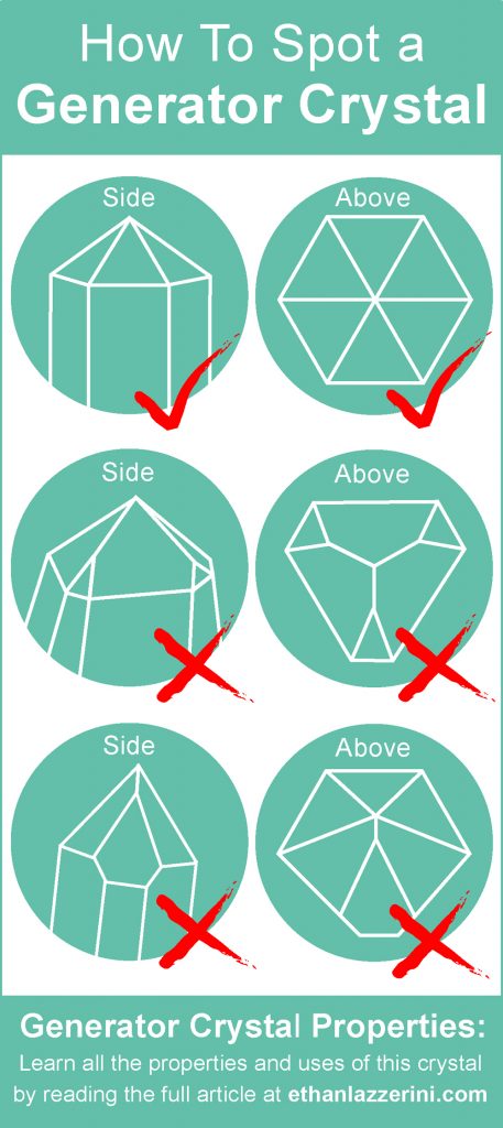 Generator Crystal Point Properties and How To Spot One! - Ethan Lazzerini