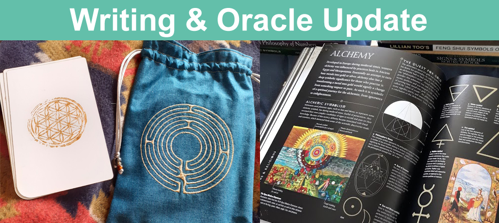 Writing Update 2021, Book & Oracle Cards - Ethan Lazzerini