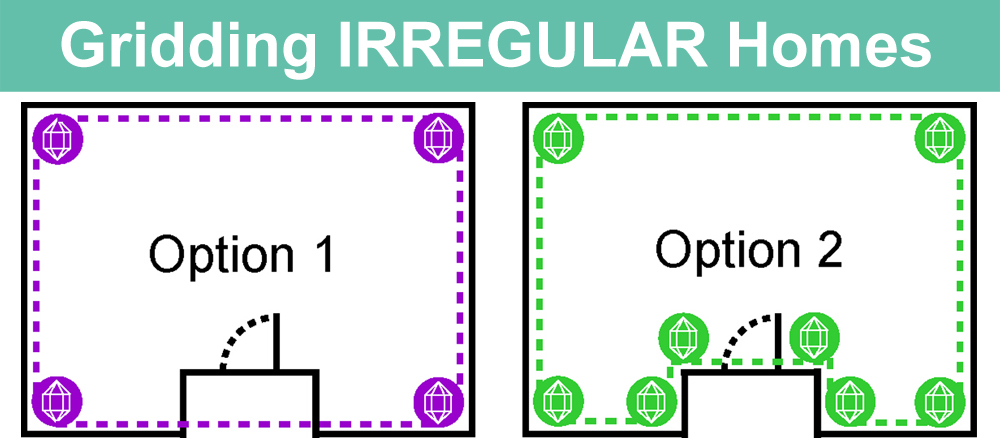 Crystal Grids In Irregular Shaped Homes or Rooms (House not square ...